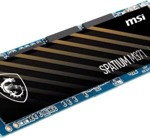 MSI SPATIUM M371 NVMe M.2 2TB Internal SSD PCIe Gen3 NVMe 3D NAND (SPATIUM M371 NVMe M.2 2TB)