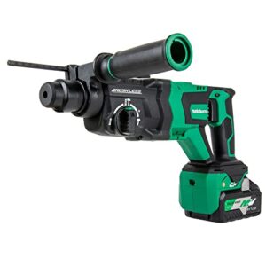 metabo hpt 36v multivolt™ cordless rotary hammer | tool only - no battery | sds plus | 1-1/8-inch | d-handle | reactive force control | dh3628ddq4