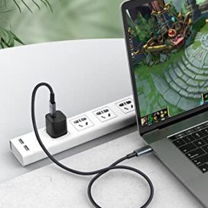 Zingther Full-Featured USB C Cable for Video, Data and 240W Fast Charging, 40Gbps Super Speed USB4.0 Cord and 8K 60Hz Monitor Link, Compatible with All Thunderbolt 3 and 4 - Silver/Black, 1m/3.3ft