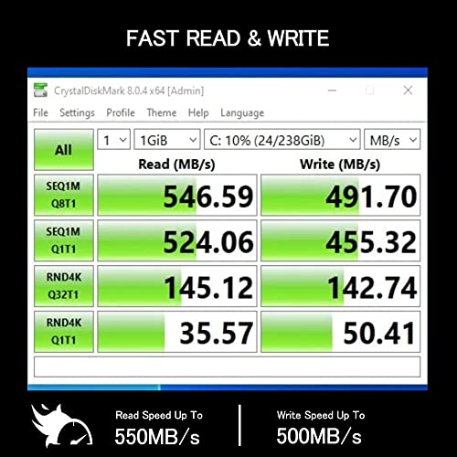 mSATA SSD 1TB SHARKSPEED SATA 3 6Gb/s 3D NAND Mini Internal Solid State Drive for Laptop PC Desktop (mSATA, 1TB)