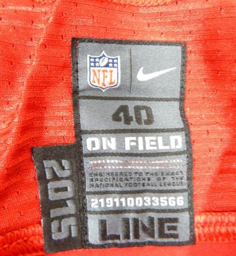 2015 San Francisco 49ers #3 Game Issued Red Jersey 40 DP35626 - Unsigned NFL Game Used Jerseys