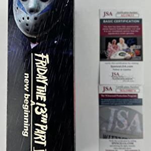 Tom Morga & Dick Wieand signed Figure Friday 13th NECA Jason Voorhees Part 5 V Roy Burns Autograph JSA Authentication