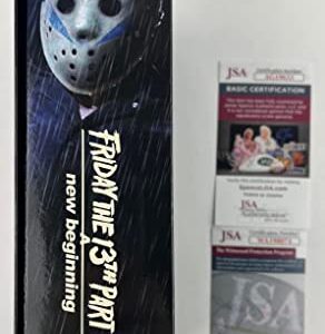 Tom Morga & Dick Wieand signed Figure Friday 13th NECA Jason Voorhees Part 5 V Roy Burns Autograph JSA Authentication