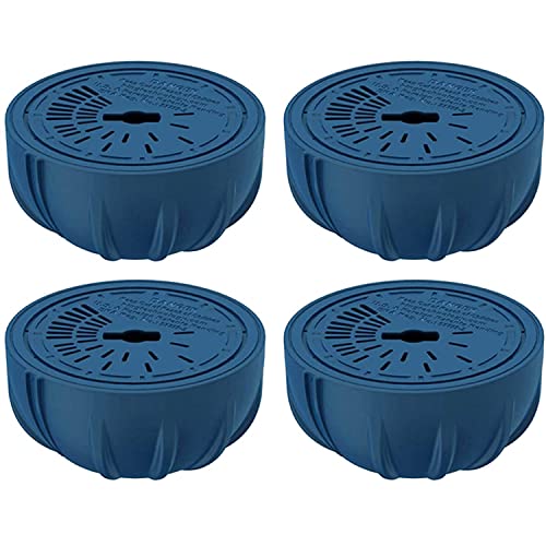 4 Flippin’ FROG Pool Sanitizer Replacement Chlorine Cartridges for use with The Flippin’ FROG Pool Sanitizer System for Pools 2,000 – 5,000 gallons, All-in-One Sanitizing System