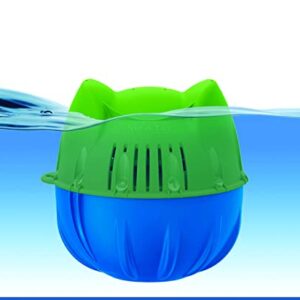 4 Flippin’ FROG Pool Sanitizer Replacement Chlorine Cartridges for use with The Flippin’ FROG Pool Sanitizer System for Pools 2,000 – 5,000 gallons, All-in-One Sanitizing System