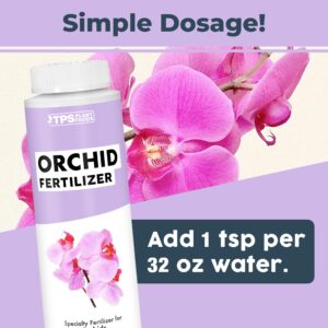 Orchid Plant Food for All Orchids and Acid Loving Houseplants, Promotes Growth and Blooms, Liquid Fertilizer 8 oz (250mL)