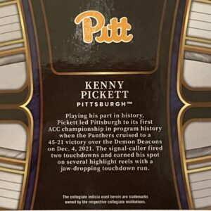 NEW 2023 Panini SELECT DP Authentic KENNY PICKETT Football Card - Pittsburgh Steelers