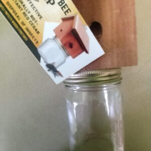 Amish-Made Rustic Carpenter bee catching Device