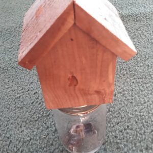 Amish-Made Rustic Carpenter bee catching Device