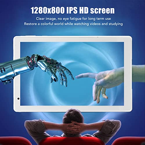 ciciglow 8 Inch Tablet, 2GB RAM 32GB ROM Reading Tablet, 1280x800 HD IPS Display, 8 Core Processor, 2 MP+5 MP Camera, 5000MAh, 2.4G 5G Dual Band WiFi, GPS (Blue)