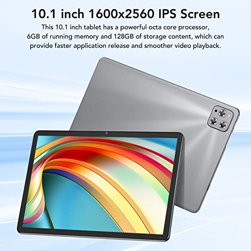 10.1 Inch Tablet, Octa Core Processor Tablet PC for Home (US Plug)