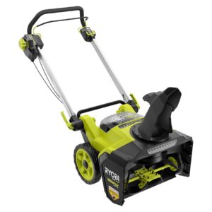 ryobi 40v hp whisper series single-stage snow blower (renewed)