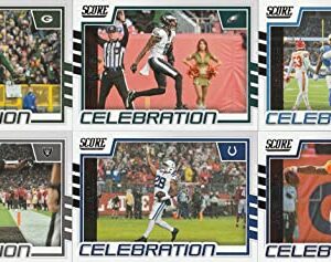 2022 Panini Score Football Cards Celebration INSERT SET 25 CARDS Mahomes Brady Herbert Allen Chase Waddle and More