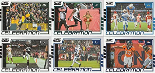 2022 Panini Score Football Cards Celebration INSERT SET 25 CARDS Mahomes Brady Herbert Allen Chase Waddle and More