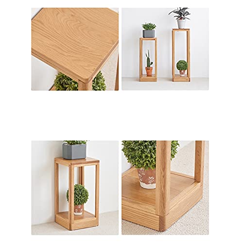 ARZARF Bonsai Pedestal Wooden Plant Display Stand Flower Rack Storage Rack Organizer for Plant Flower Pots Indoor Outdoor Living Room Office Vase Pedestal Stands (Size : Large)