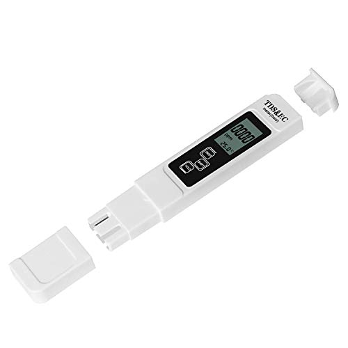 iPower 3 in 1 EC TDS and Temperature Test Pen TDS Meter, EC Meter & Temperature Meter with ± 2% Accuracy Ideal Water Test Meter