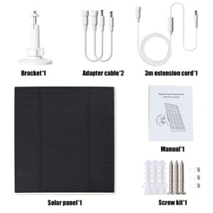 DEHKATA Trail Camera Solar Panel 10400mAH, Solar Battery Charger Kit 6V 9V 12V, IP66 Waterproof Hunting Accessory, Fits Most Solar Panel for Trail Cam