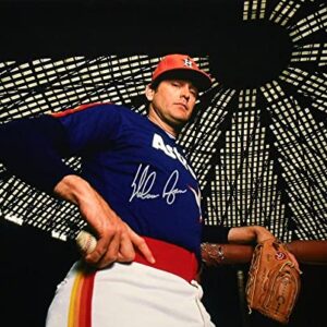 Nolan Ryan Autographed Houston Astros 16X20 Astrodome Photo- AIV Hologram - Autographed MLB Photos