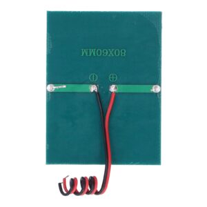 Mini Solar Panel 0.65W 1.5V DIY Plate Solar Panel Charger Kit with Wire for Portable Power Supply