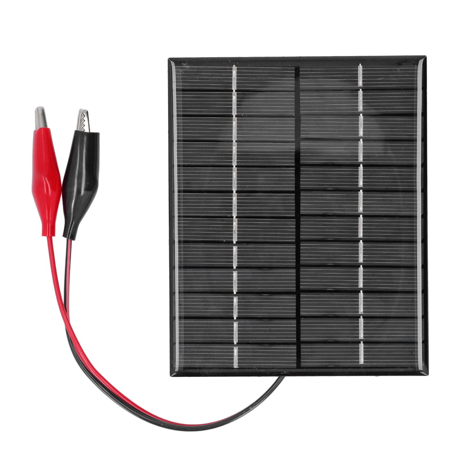 Polysilicon Solar Panel 2W 12V Windproof High Conversion Efficiency Solar Panel Charger for for Solar Water Pumps, Solar Lawn Lights