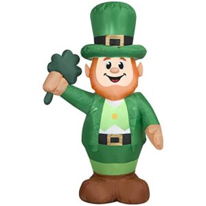 gemmy airblown inflatable leprechaun, 3.5 ft tall