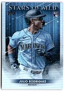 2022 topps update stars of mlb #smlb-87 julio rodriguez seattle mariners baseball trading card