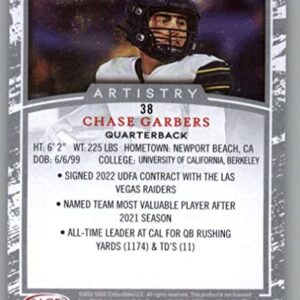 2022 SAGE Artistry #38 Chase Garbers UCLA Bruins RC Rookie Football Trading Card