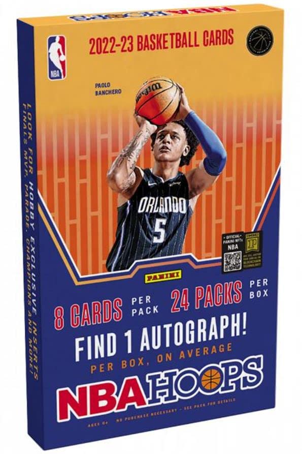 2022-23 Panini Hoops Basketball Hobby Box - 24 Packs