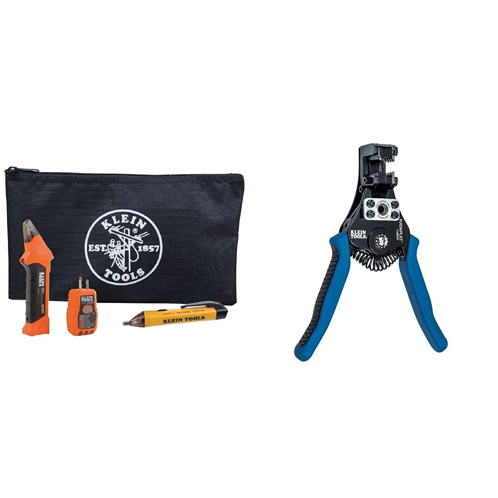 Klein Tools Circuit Breaker Finder Tool Kit with Wire Stripper/Cutter (11063W)