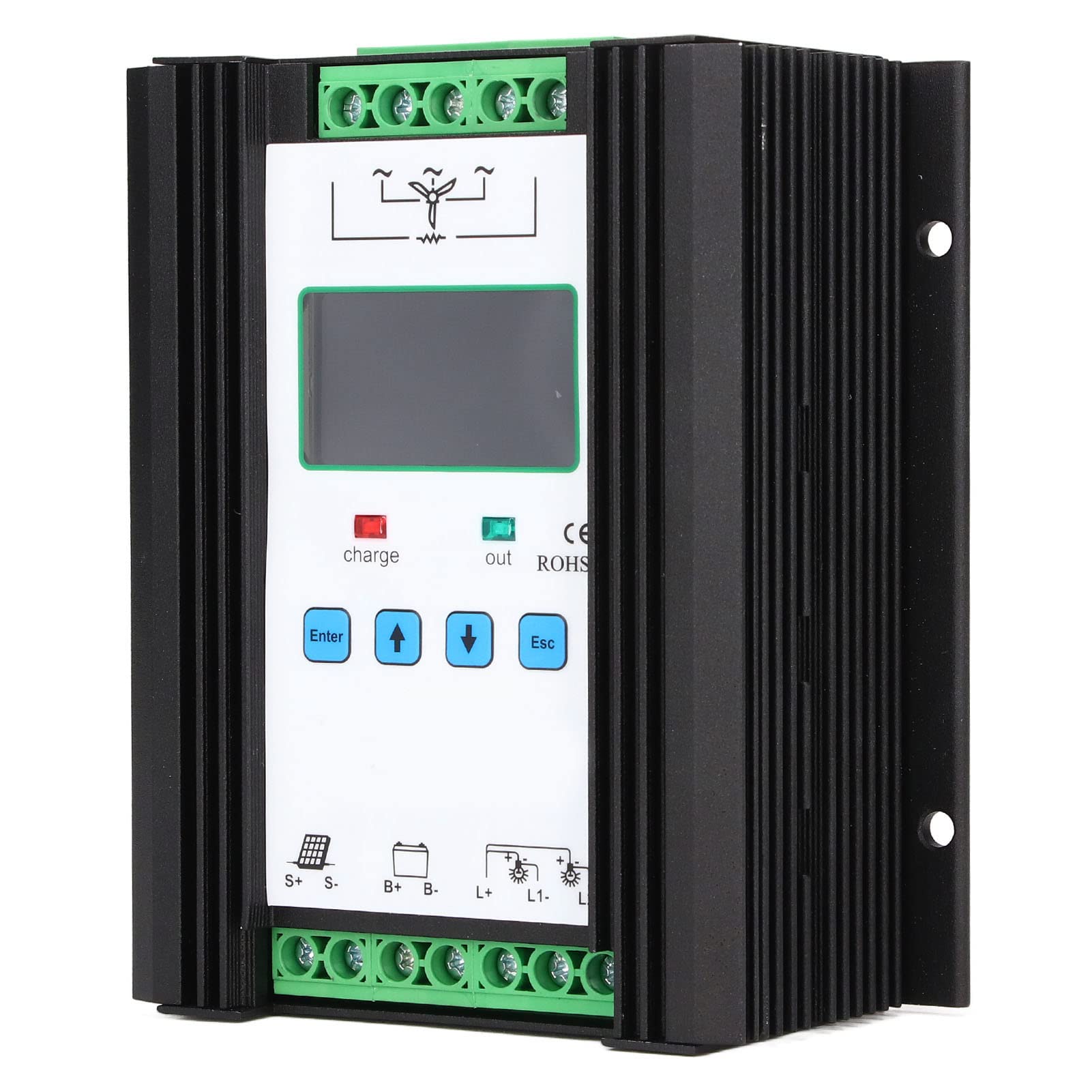 Wind Solar Controller Wind Solar Regulator Digital Intelligent Control Wind Solar Regulator 12V 24V 600W