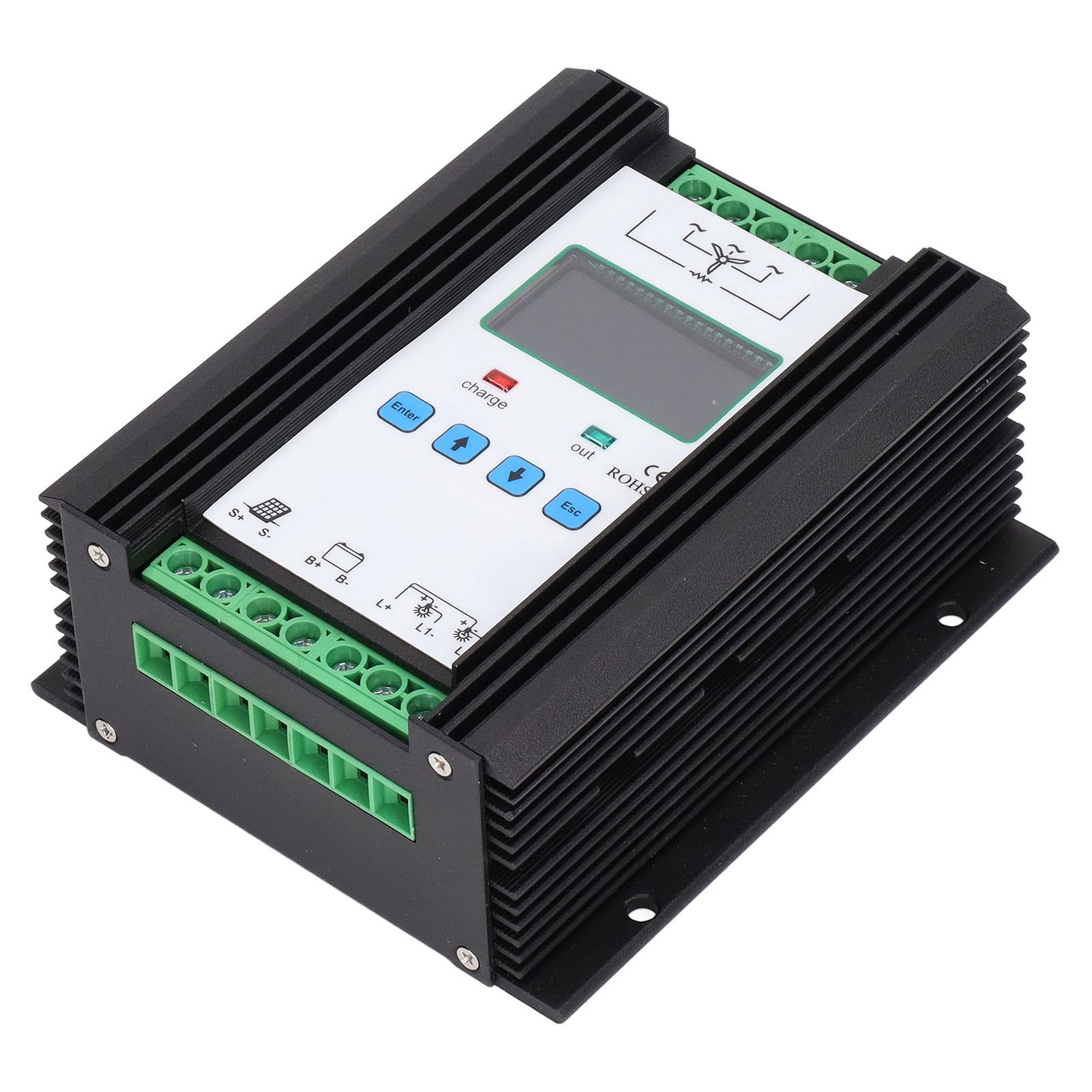 Wind Solar Controller Wind Solar Regulator Digital Intelligent Control Wind Solar Regulator 12V 24V 600W