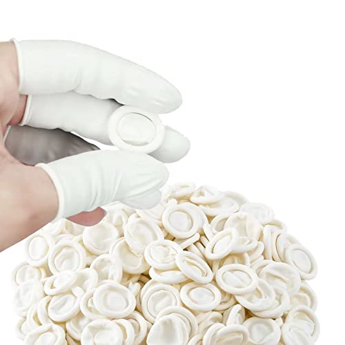 Zfyoung Pack of 340 Disposable Latex Finger Cots