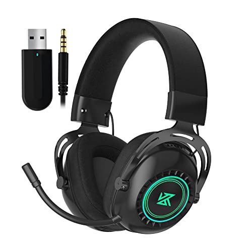 KZ GP20 Gaming Headset Wirelss Wired 2.4G Headphone for PC, PS4, PS5, Switch, Xbox One, Xbox Series X|S, Mobile