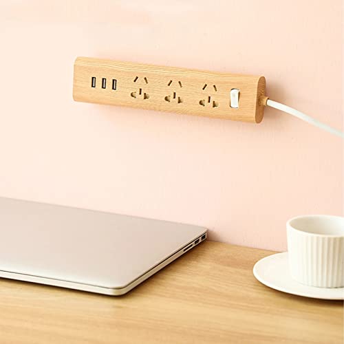 Amposei Self-Adhesive Desktop Socket Fixer, Power Strip Holder, Power Strip Fixator Wall Mounted Plug-in Socket Fixer Bracket Stand Surge Protector Holder and Cable Holder for WiFi Router (4PCS)