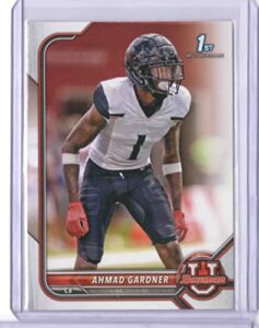 2022 bowman university #38 ahmad gardner - rookie year