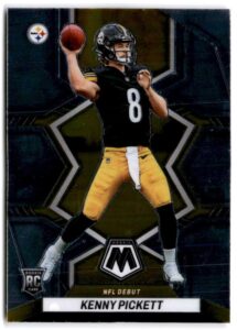 2022 panini mosaic #270 kenny pickett rc rookie nfl debut pittsburgh steelers