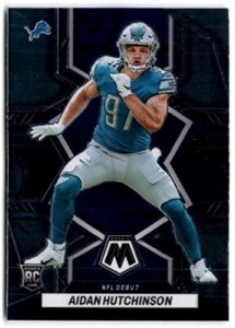 2022 panini mosaic #287 aidan hutchinson rc rookie nfl debut detroit lions