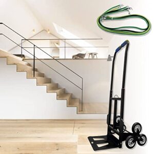 hongk- motorcycle portable stair climbing folding cart climb hand truck dolly all terrain stair [p/n: et-tool043-bk]