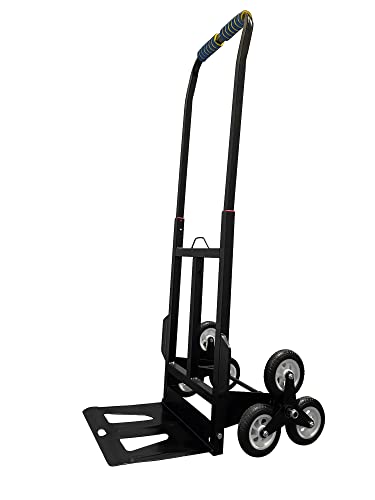 HongK- Motorcycle Portable Stair Climbing Folding Cart Climb Hand Truck Dolly All Terrain Stair [P/N: ET-TOOL043-BK]