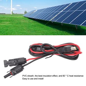 Solar Panel Connector Adapter 16AWG 1.8m Female to Male 2 Cores Copper PVC Solar DC Extension Cord