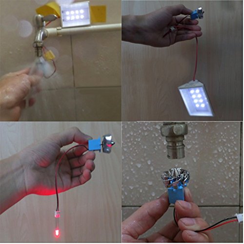 Micro Small Wind Generator Water Turbine Generator Motor LED Display Toy Project Kits