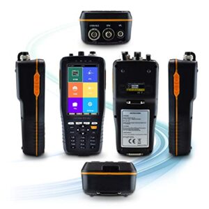 SPEEDWOLF 1310/1550nm 22/20dB Handheld 4in1 OTDR +VFL+OPM+OLS 4" Touchscreen 60km OTDR Fiber Optic Tester with SC(APC)+FC(APC)+FC to LC(APC) Adapter(OTDR22F-T1-1)