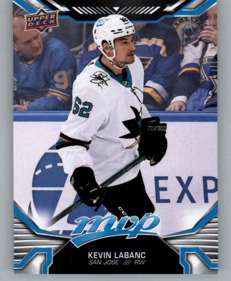 2022-23 Upper Deck MVP #170 Kevin Labanc San Jose Sharks NHL Hockey Trading Card