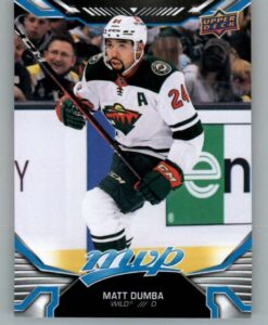 2022-23 upper deck mvp #137 matt dumba minnesota wild nhl hockey trading card