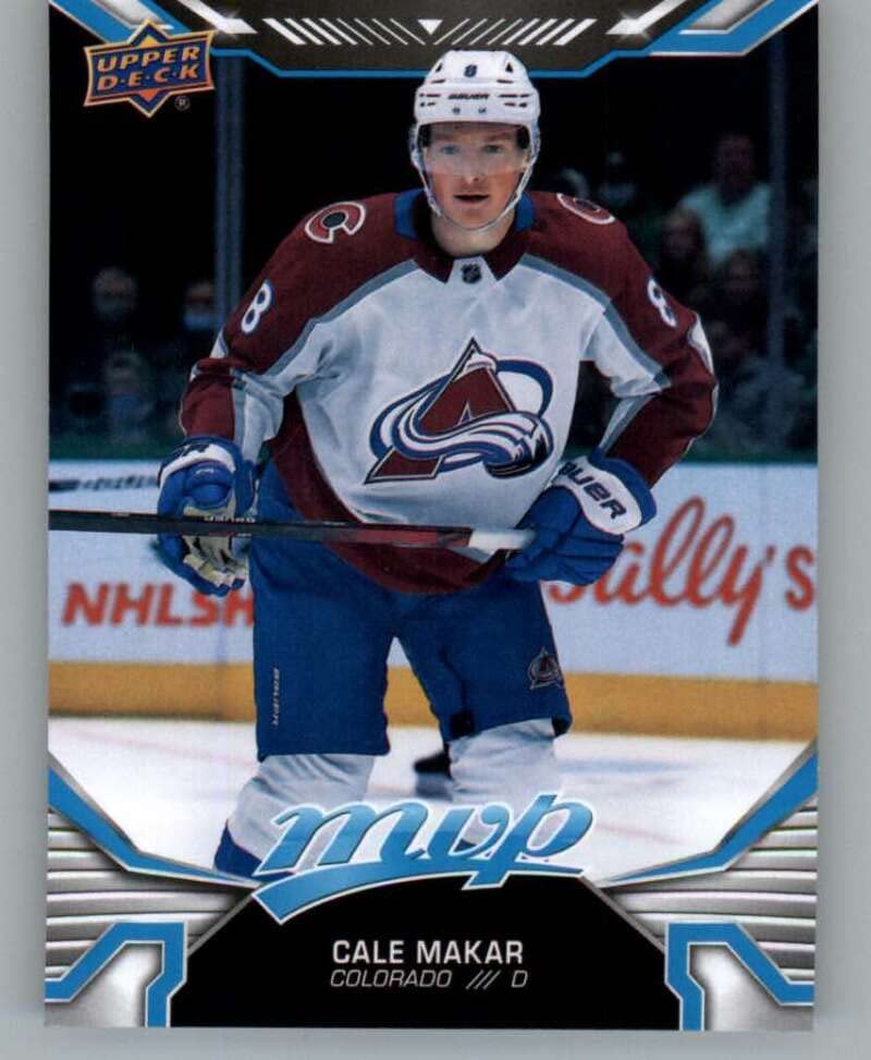 2022-23 Upper Deck MVP #8 Cale Makar Colorado Avalanche NHL Hockey Trading Card