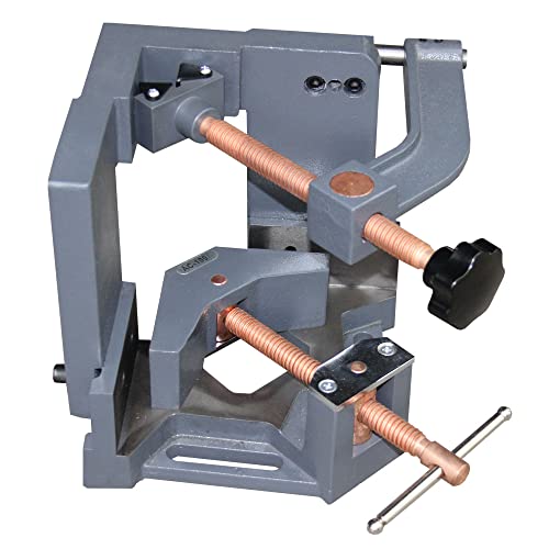 ‎KAKA INDUSTRIAL AC-100H 3 Axis Welders Clamp, Heavy Duty Cast Iron Angle Clamp