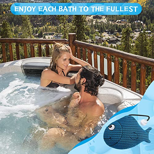 Hot Tub Scum Absorber, Reusable Scum Absorber for Spa Hot Tub, Hot Tub Cleaner for Inside Surface, Hot Tub Accessories for Adults and Kids, Pool Scum Absorber, Spa Defoamer for Hot Tub (2 Pack)