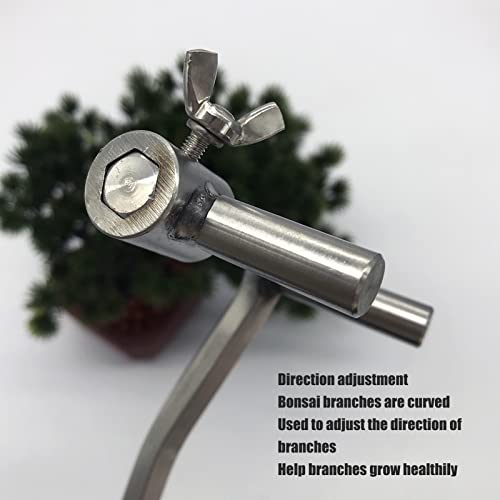 Bonsai Branch Bending Tool, Professional High Accuracy Bonsai Bender Tool Stainless Steel Comfortable Bonsai Branch Bender for Small Bonsai, Greening, Home Gardening ()