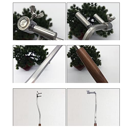 Bonsai Branch Bending Tool, Professional High Accuracy Bonsai Bender Tool Stainless Steel Comfortable Bonsai Branch Bender for Small Bonsai, Greening, Home Gardening ()