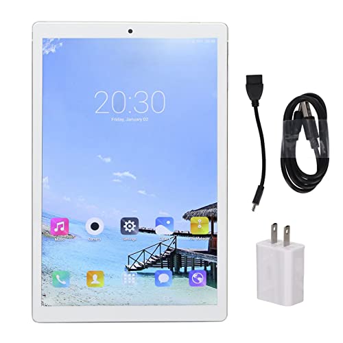 10in Tablet, Tablet PC 8 Core CPU for Android10 Dual Camera for Elderly (US Plug)